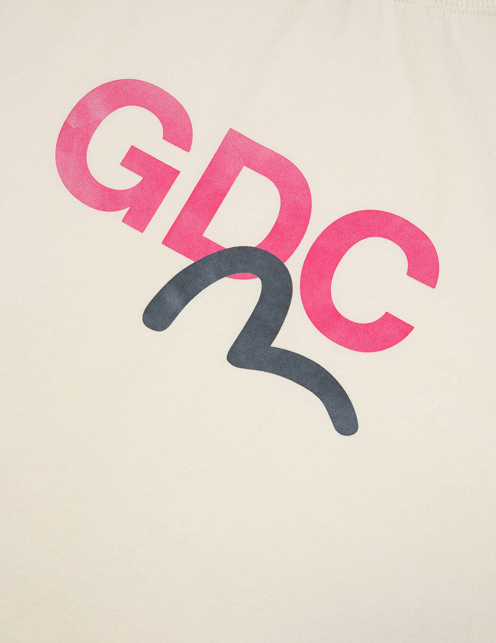 EVISU X GDC ダーティーウォッシュド リラックスフィット Tシャツ