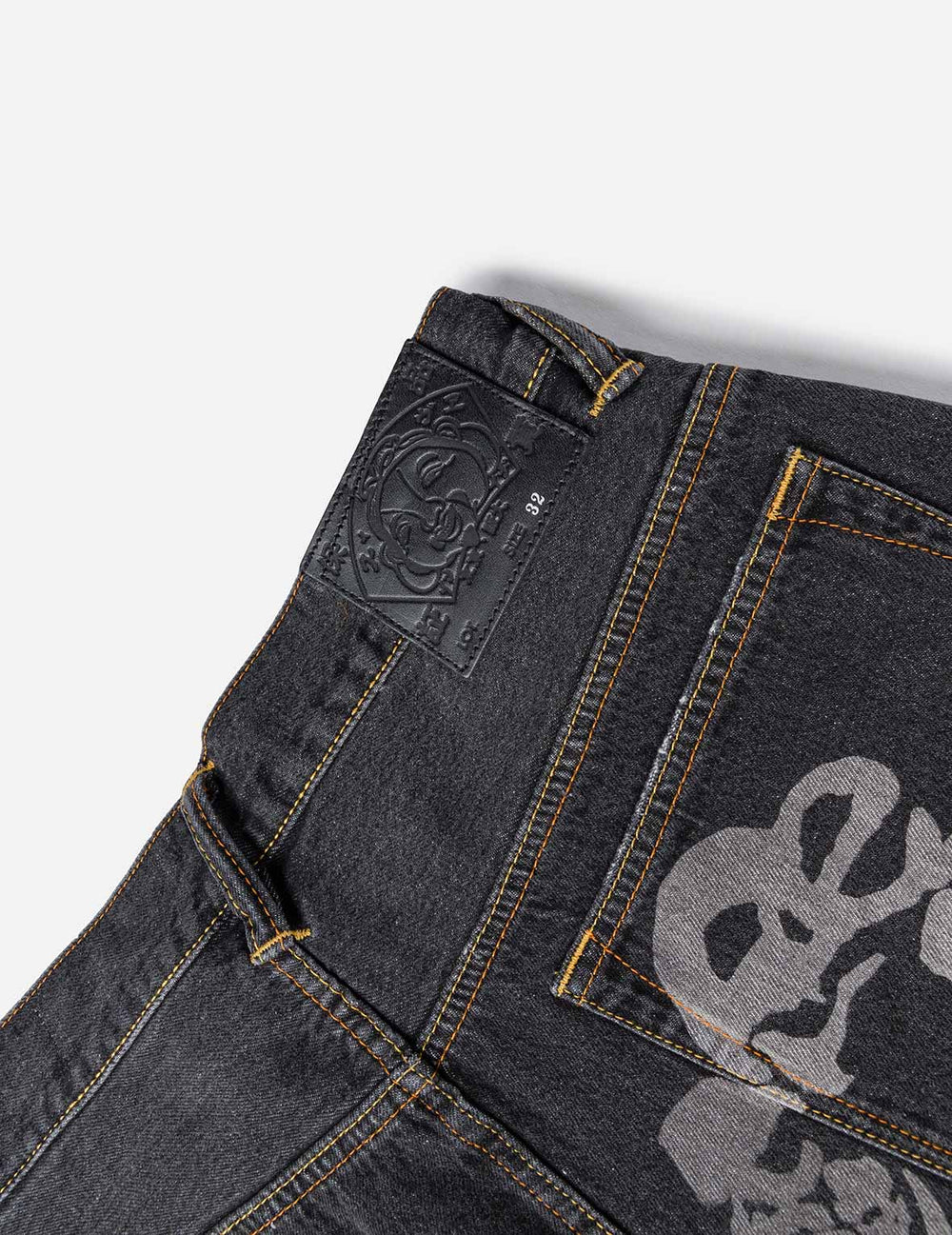 Skull Daicock Denim Shorts – EVISU