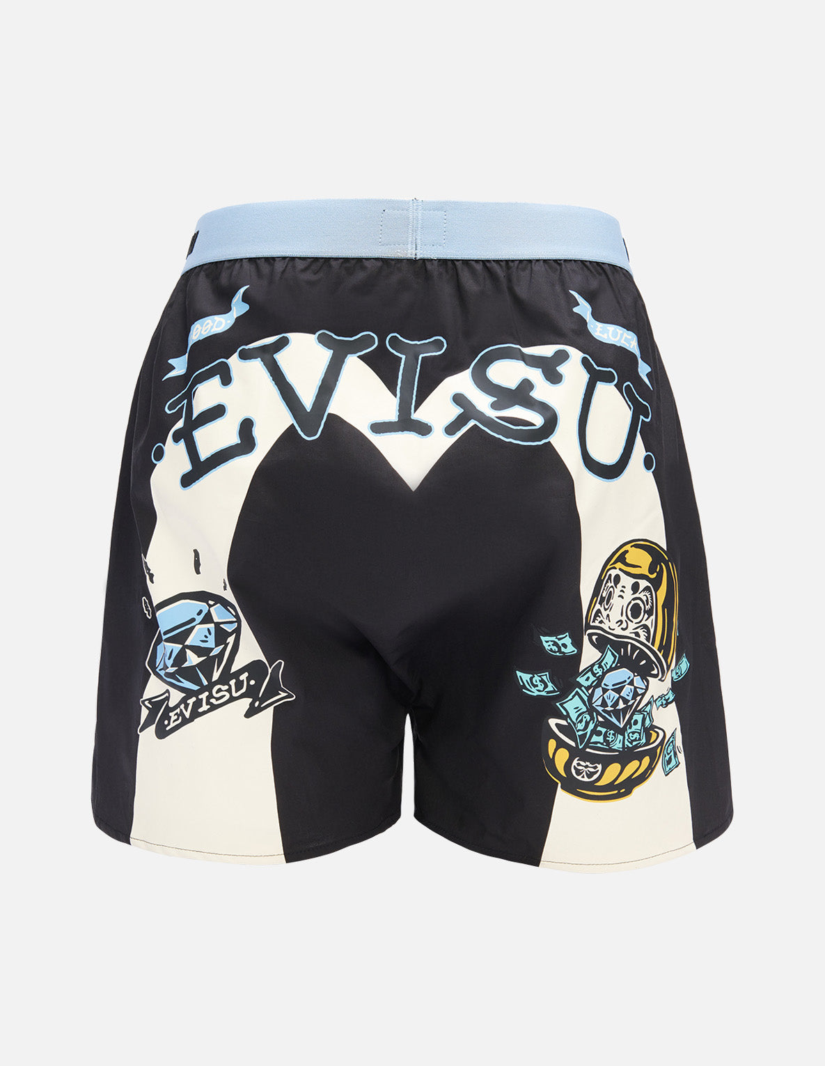 Diamond Daruma and Daicock Print Boxers Shorts – EVISU